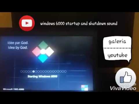 Windows 6000 startup and shutdown sound - YouTube