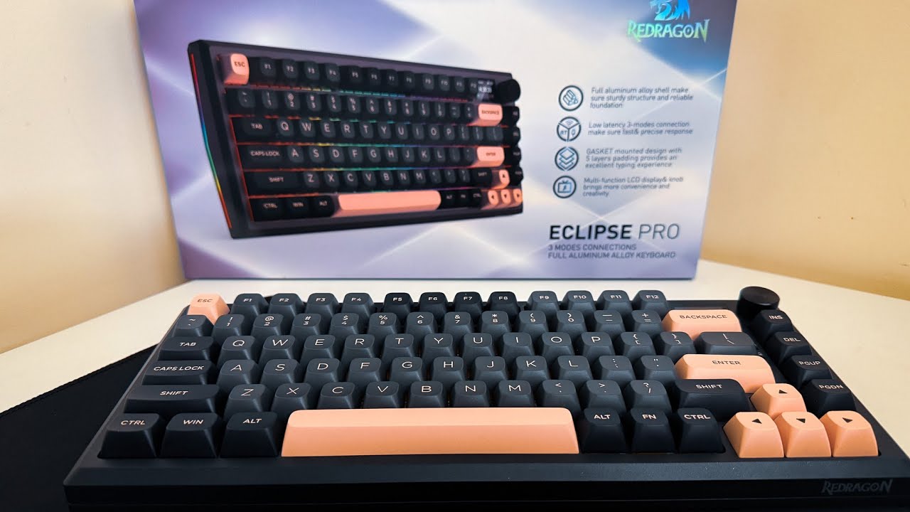 Redragon Eclipse Pro K720 | All Aluminum Keyboard Made Right! - YouTube