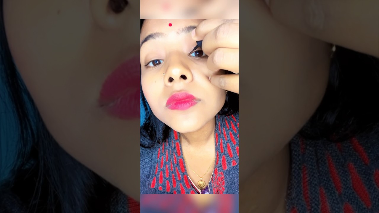 Viral Eyeliner Hack 👍 View Viral Viralshort Youtubeshorts