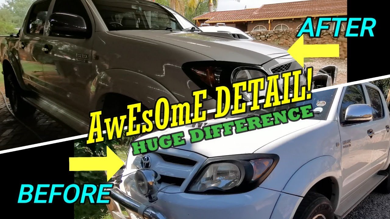 Detailing a Toyota Hilux - YouTube