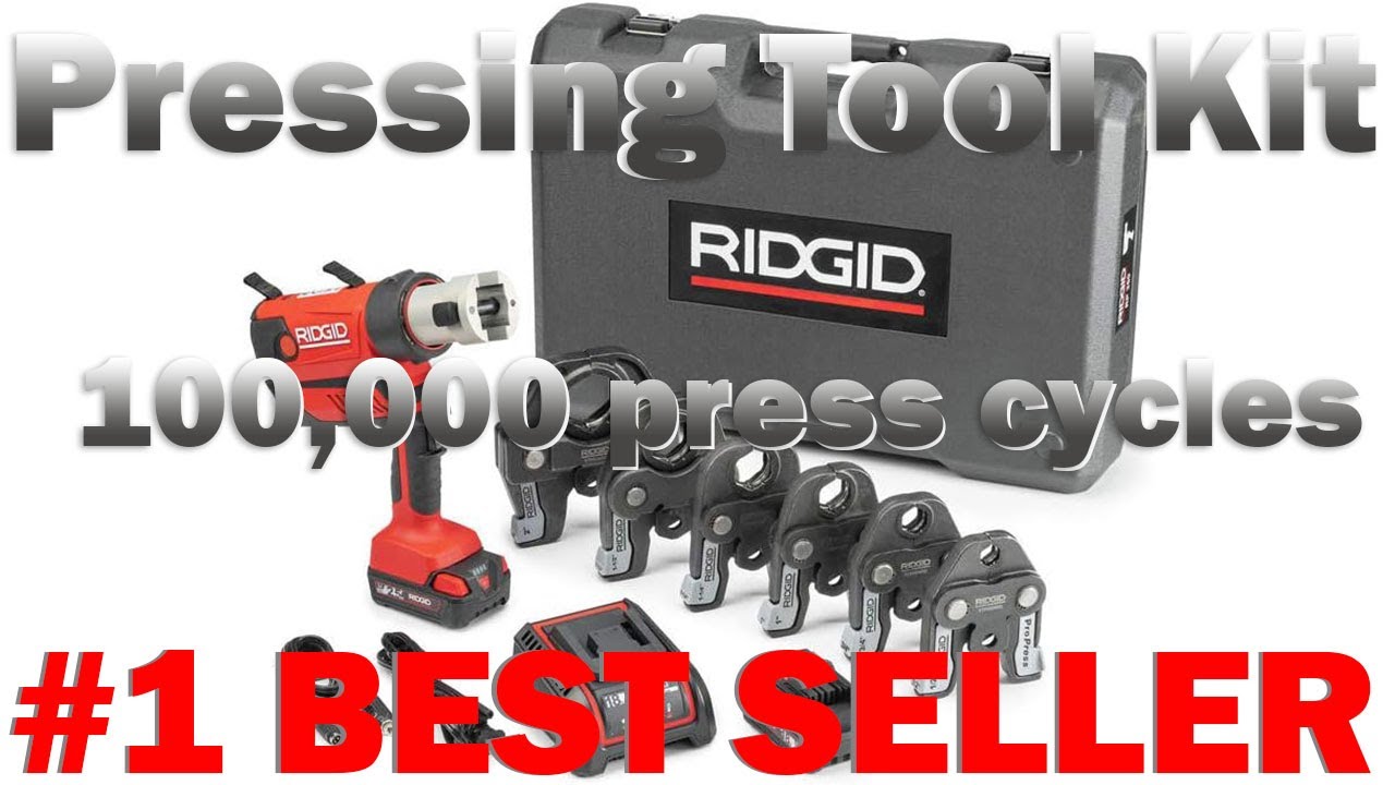 RIDGID 67053 RP 350 ProPress 8-Piece Pressing Tool Kit (B08KJK1Q38 ...