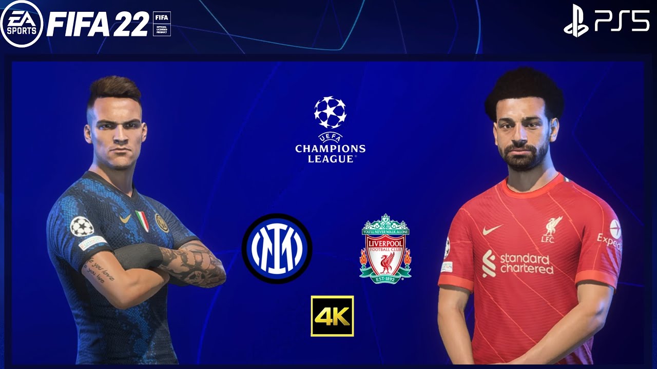 FIFA 22 PS5 | Inter Vs Liverpool | UEFA Champions League | Round of 16 ...