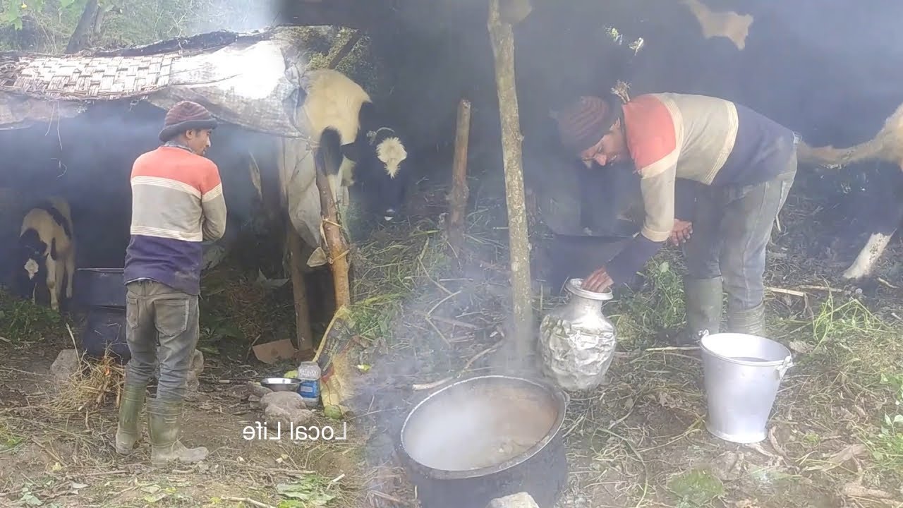 Hardworking Individuals Who Live in a Mountain Village and Work in ...