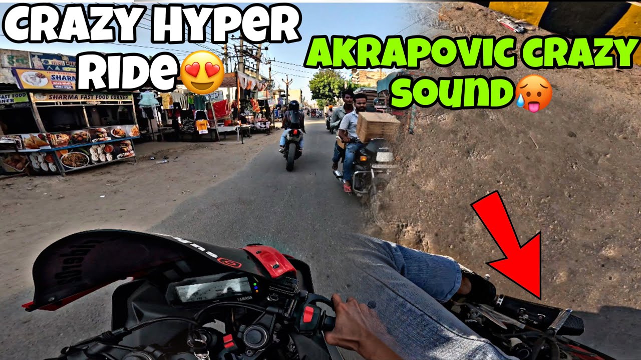 Crazy Hyper Ride😍| with Akrapovic Crazy Sound🥵 ⁠@Suhaan_rider02 - YouTube