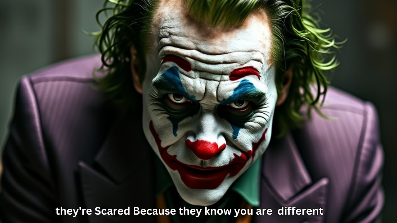 They're Scared Because They Know You Are Different-Joker Speech ...