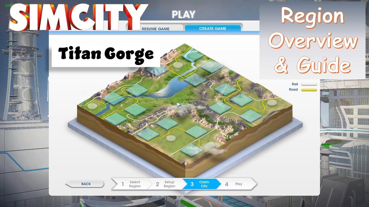 Titan Gorge | SimCity Region Overview & Guide - YouTube