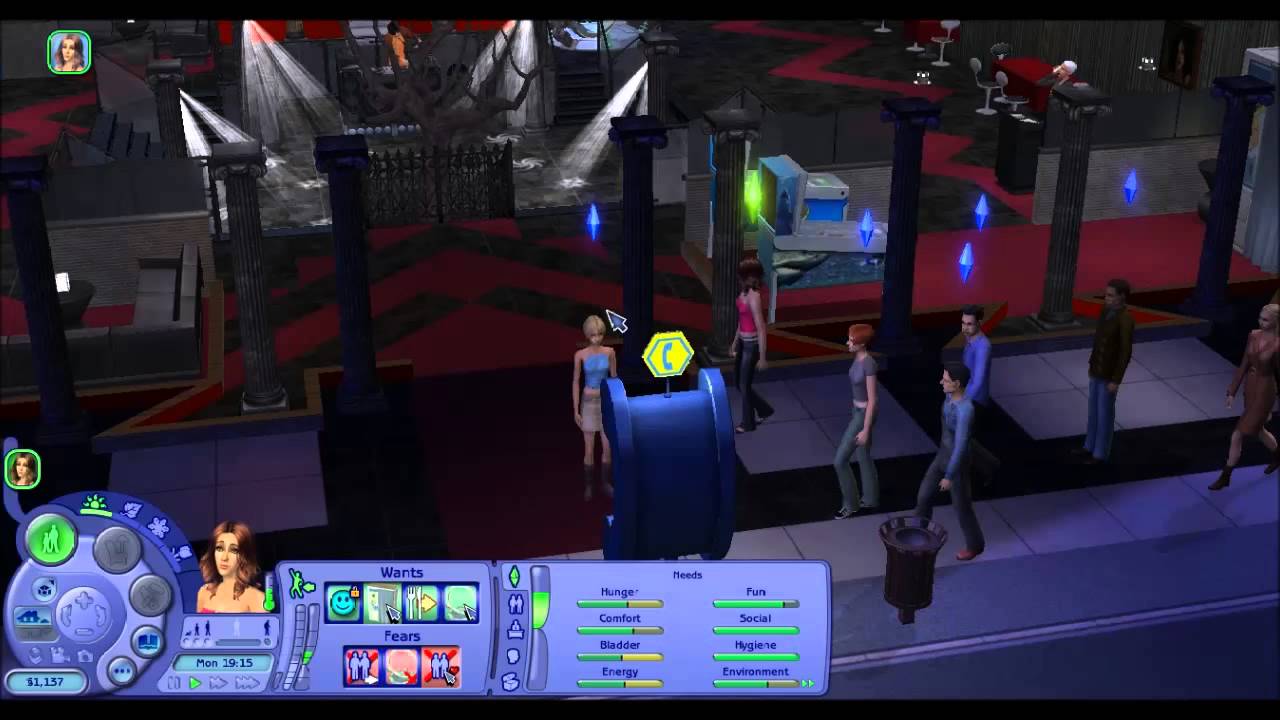 The sims 2 - Downtown Outing (part 3) w/commentary - YouTube