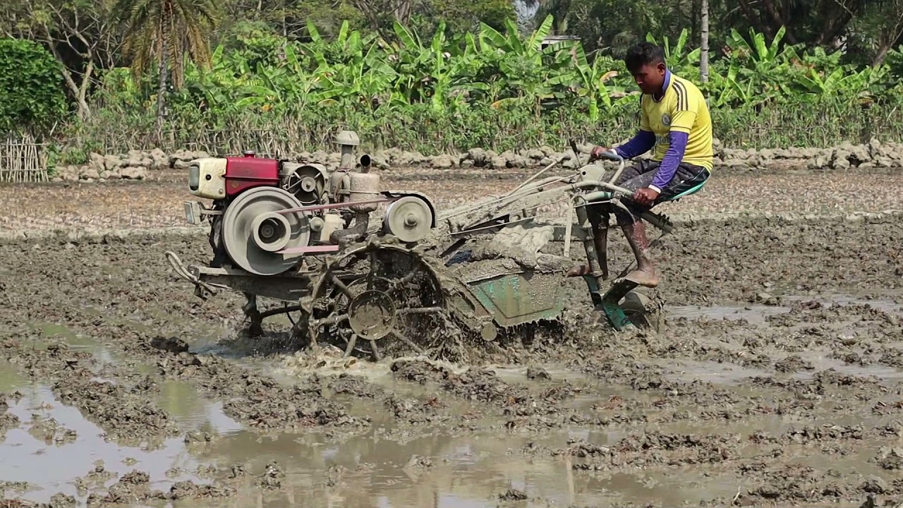 how to drive sifang power tiller demo - YouTube