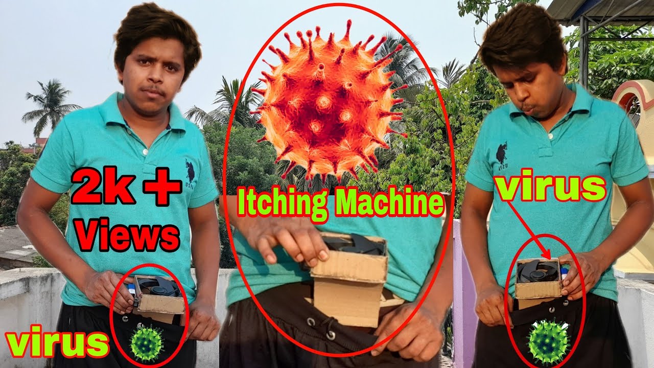 How To Make A Itching Machine At Home || Cooler Fan || Diy Gadget - YouTube