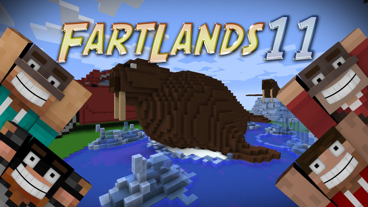Minecraft: FARTLANDS #11 - HUGE WALRUS - YouTube