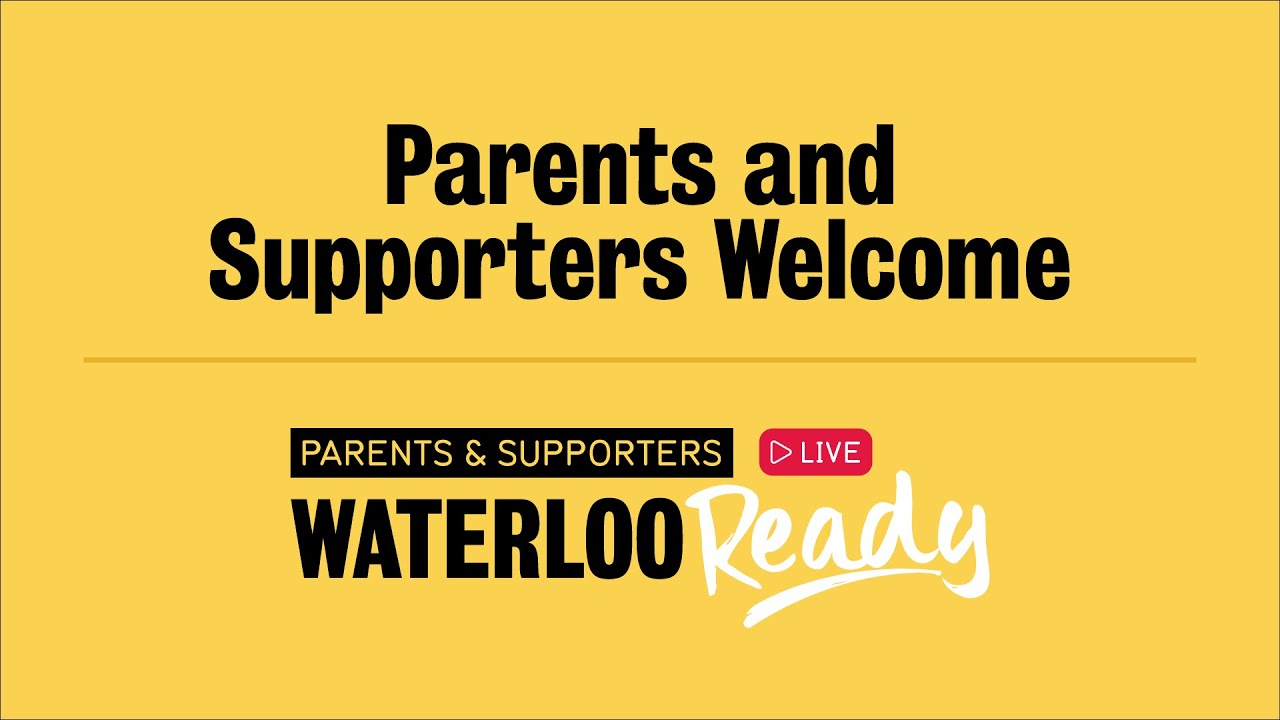 Parents and Supporters Welcome Live Session - YouTube