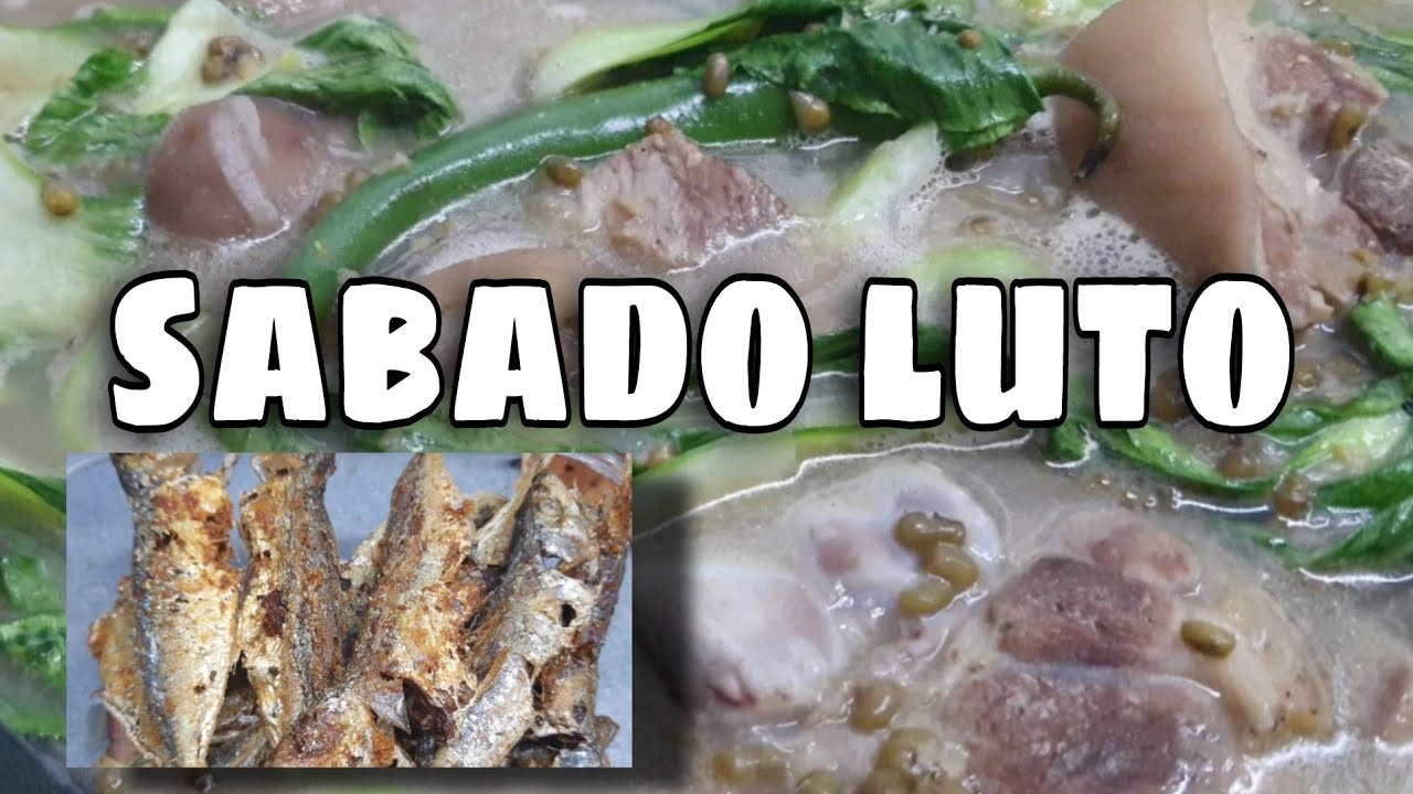 SABADO LUTO | MONGGO WITH PATA,PRITONG ISDA AT TURON SAGING | CASPER ...