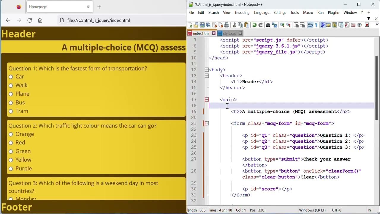 HTML and CSS (part 44): Center a form on a page - YouTube