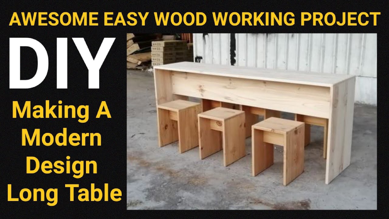 DIY Modern Pinewood Furniture Absolute simple wood working projects ...