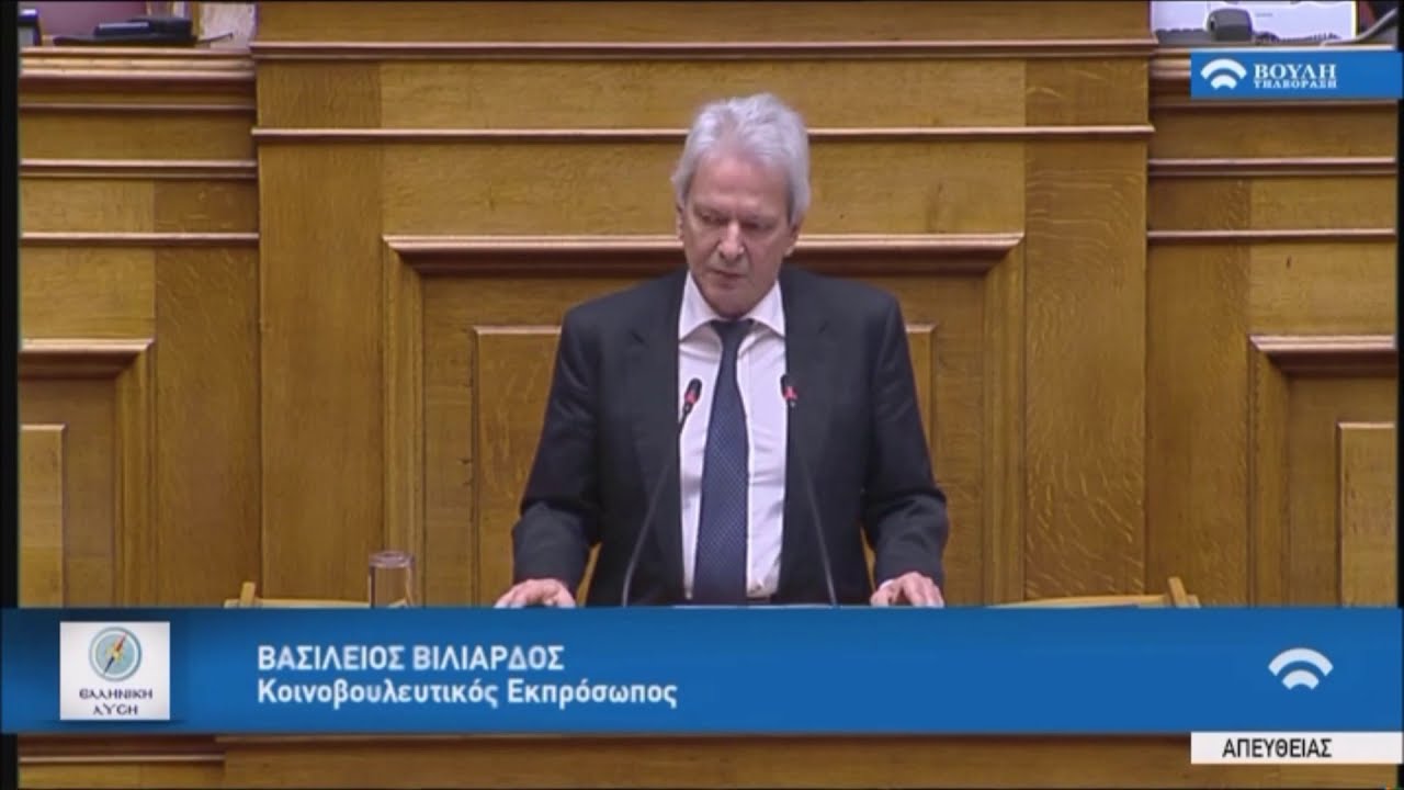 Ελληνική Λύση Β. Βιλιαρδος , ίδρυμα Νιάρχου κ.τ.λ. 13 2 2020 - YouTube