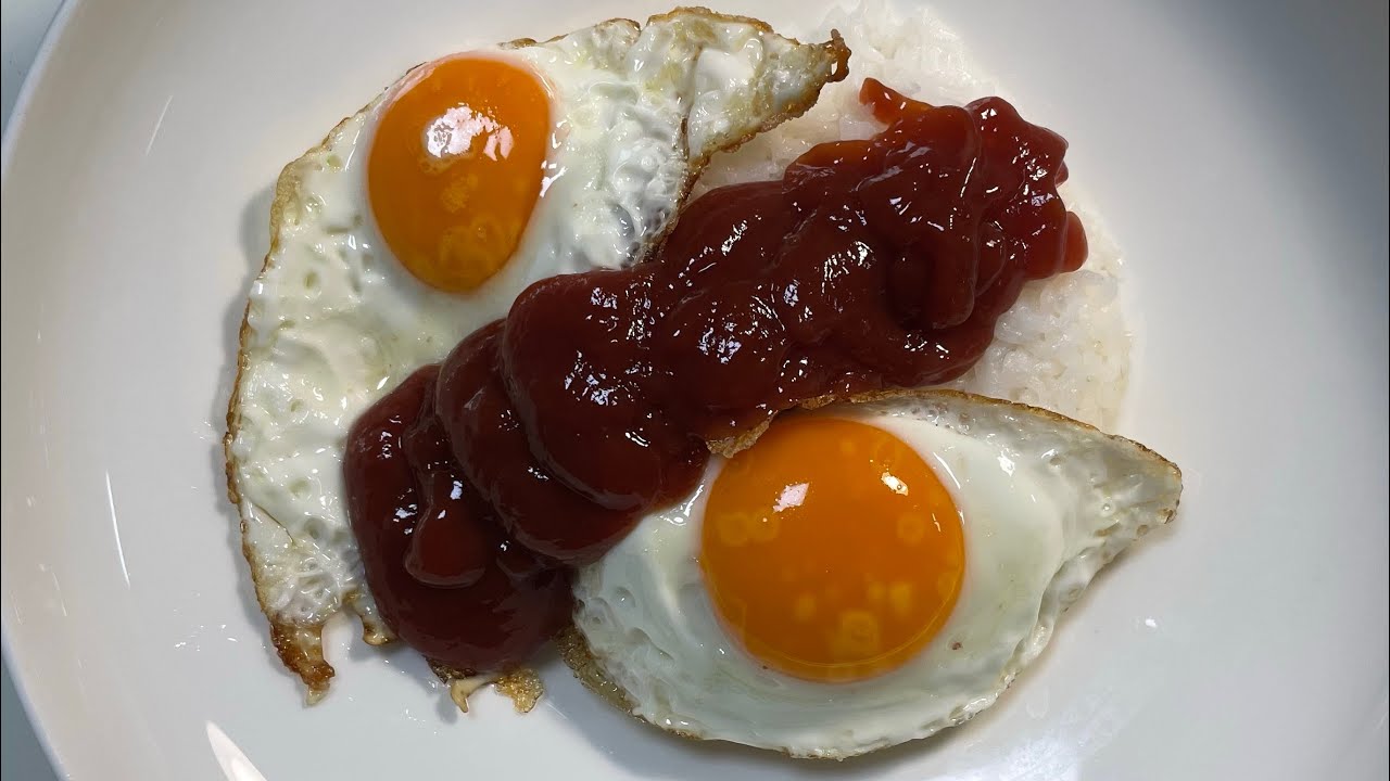 #399 Eggs, Rice & Ketchup from Heinz 케첩계란밥 ケチャップと卵ご飯 sốt cà chua và cơm ...