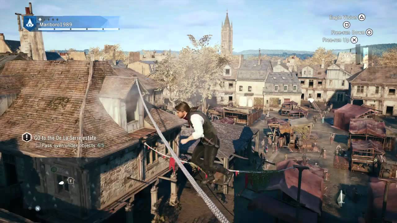 Assassin's Creed Unity Glitch - Running in the air - YouTube