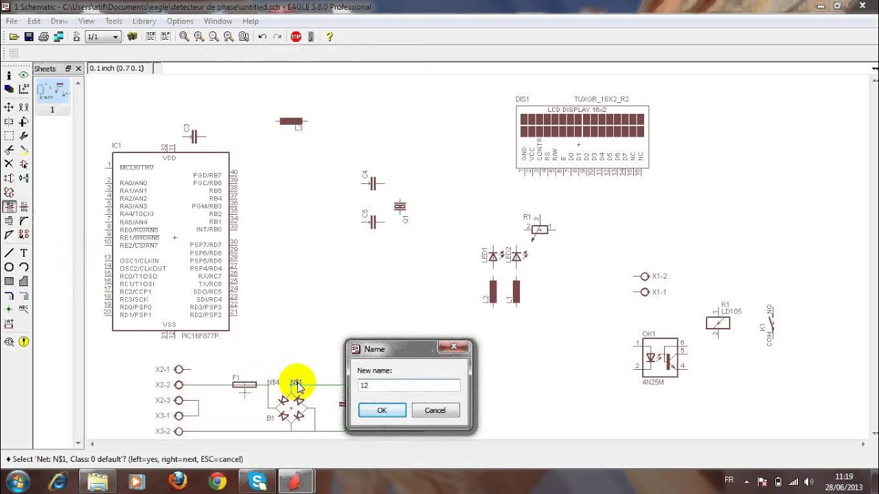 Circuit imprimé étape par étape - YouTube
