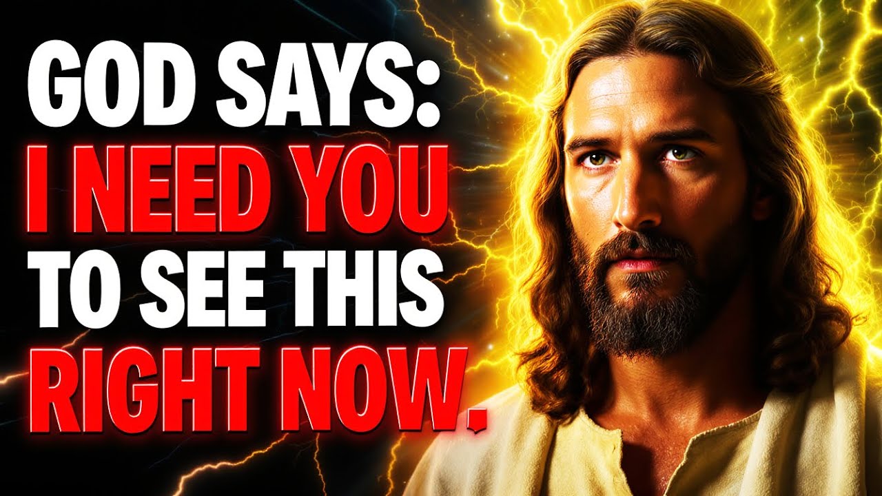🔴God Says: WE NEED TO TALK RIGHT NOW... | Gods message for you Today ...