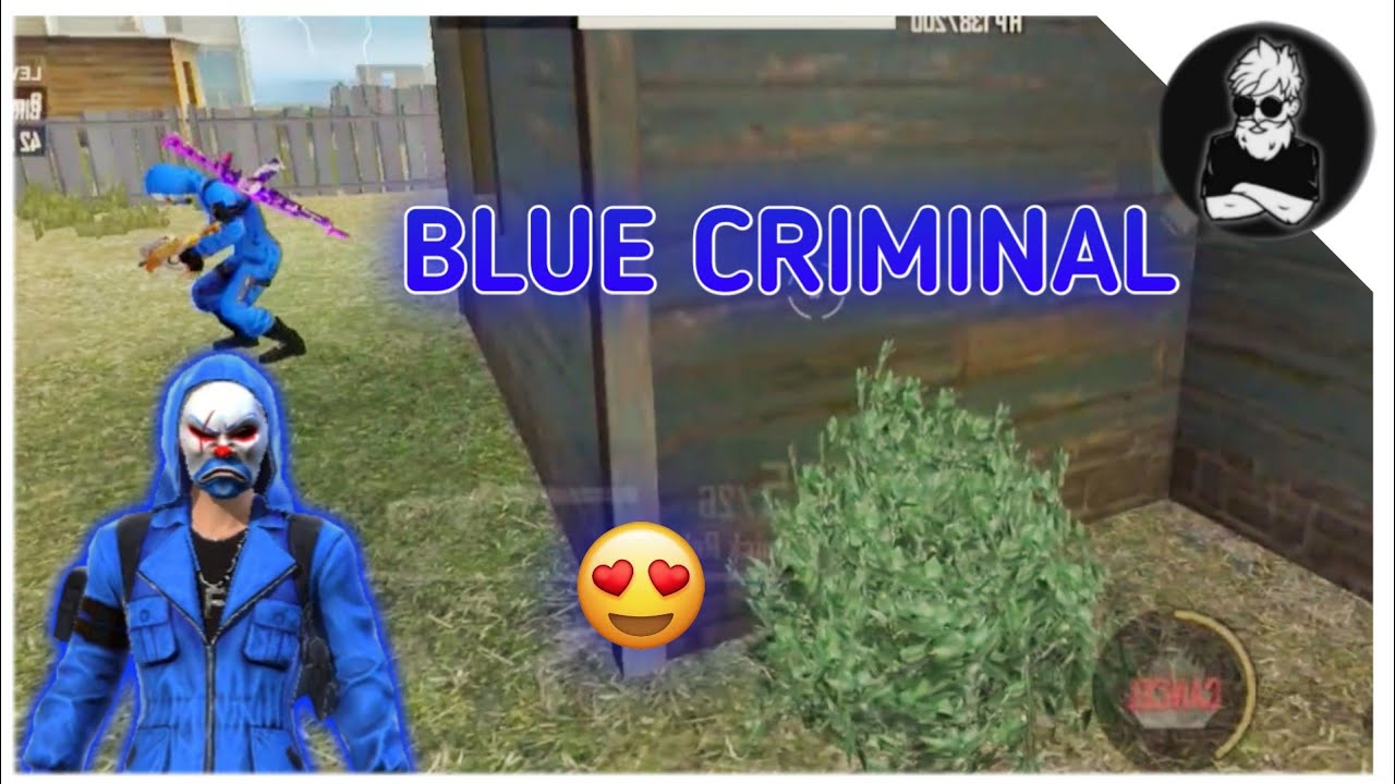 BLUE CRIMINAL IN MY GAME ll CIRCLE FF ll FREE FIRE - YouTube