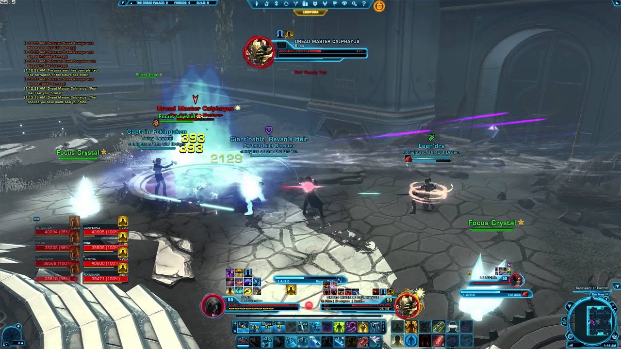SWTOR - Dread Palace - Calphayus 8m-HM (mDPS) [KOTOO] - YouTube