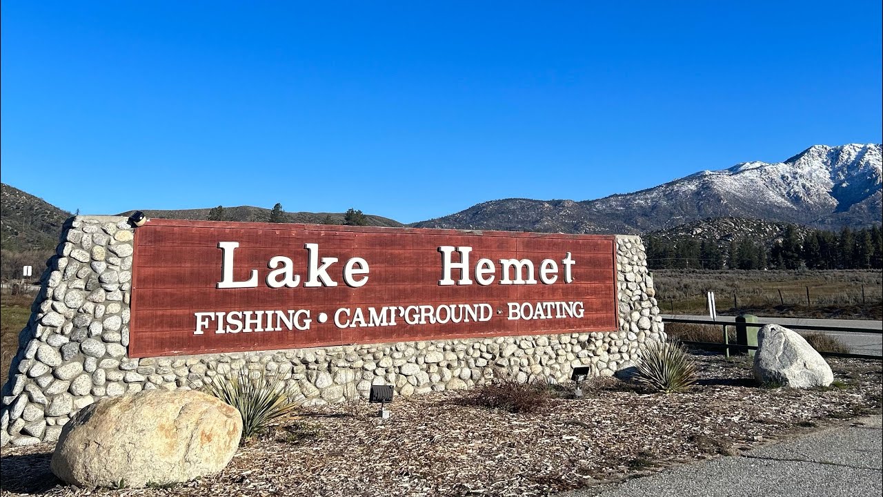 LAKE HEMET Ca, Gorgeous Drive Through The Mountains For Some Trout ...