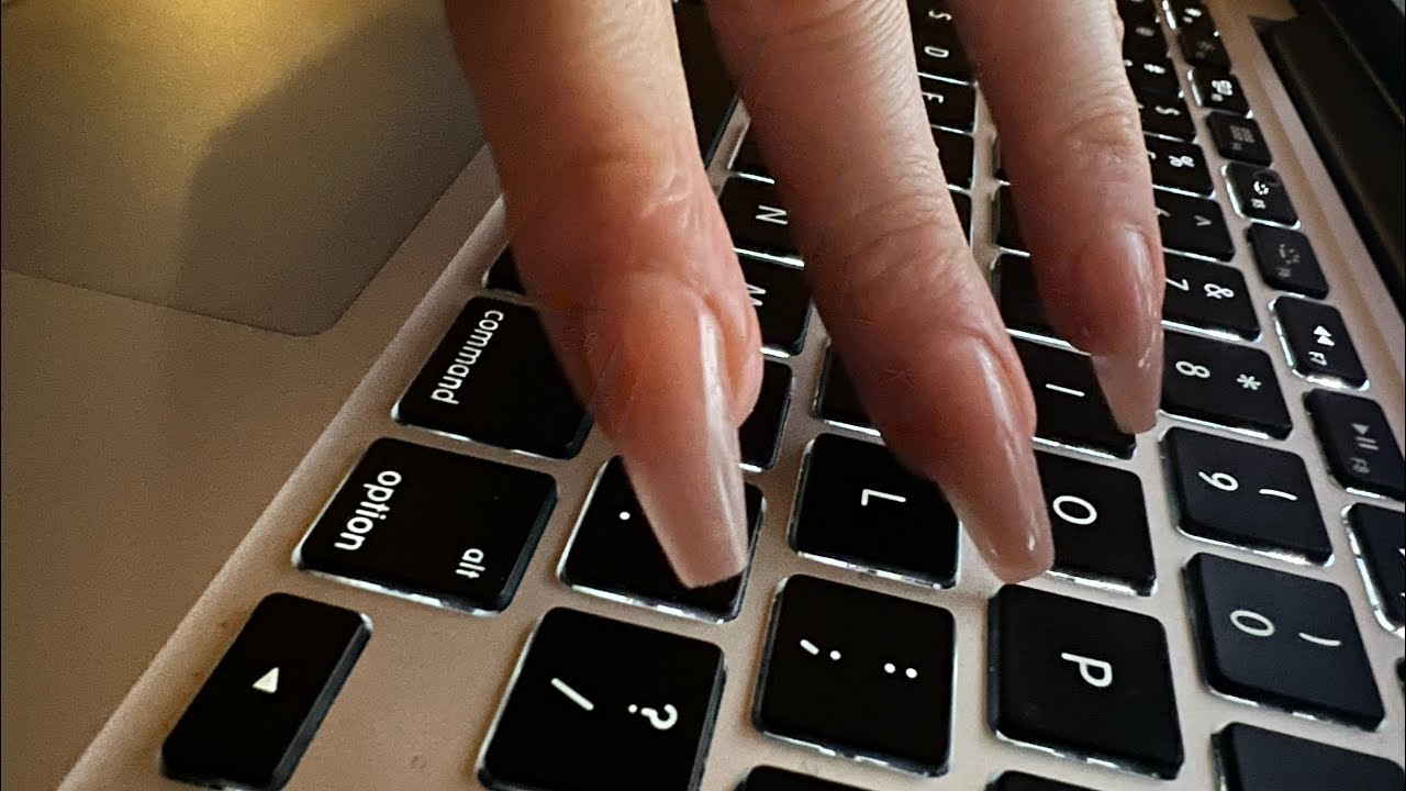 Tapping on MacBook 💻 Keyboard ⌨️ LOFI ASMR - YouTube
