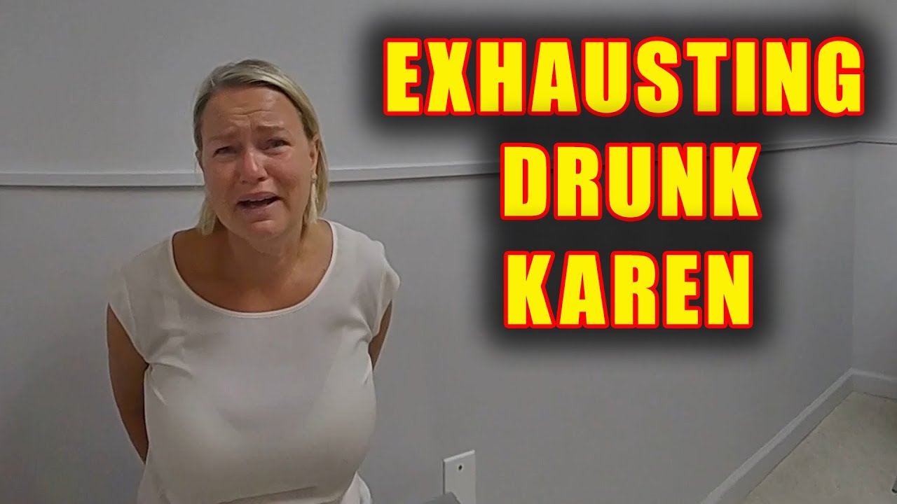 Exhausting Drunk Karen Barks Orders: "Don't Toy With Me!" - YouTube