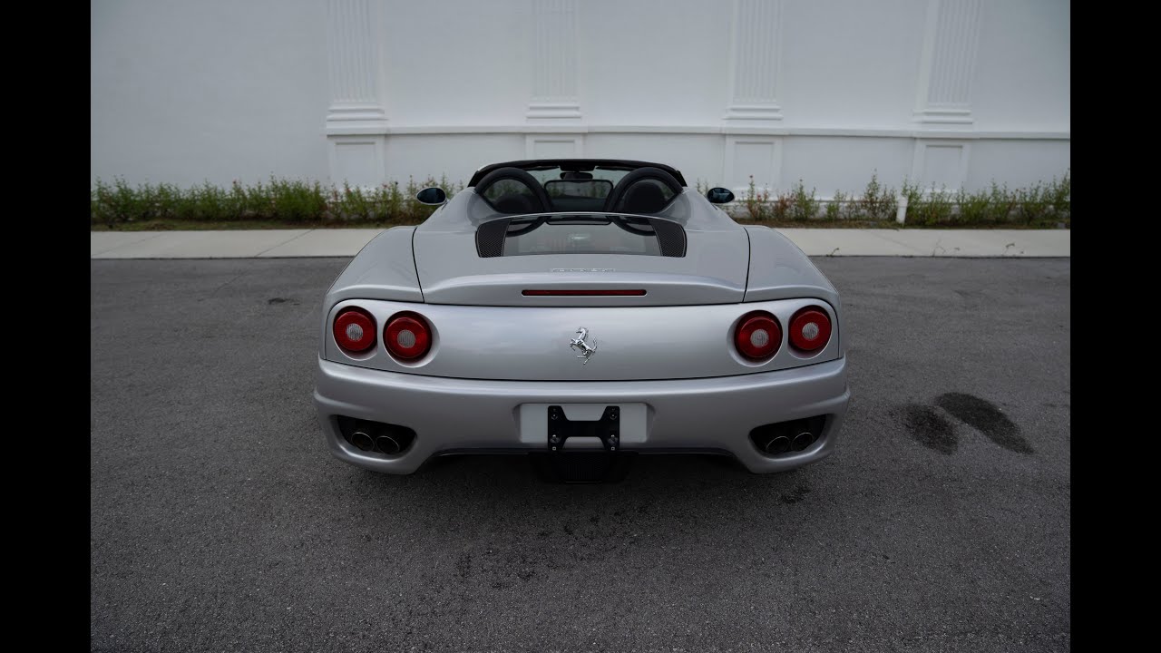 Ferrari 360 Spider Tubi Exhaust - YouTube