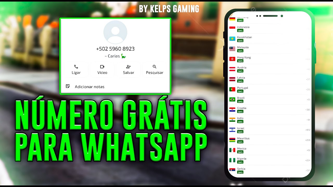 COMO CRIAR NÚMERO VIRTUAL PARA WHATSAPP sem CHIP | número fake para ...