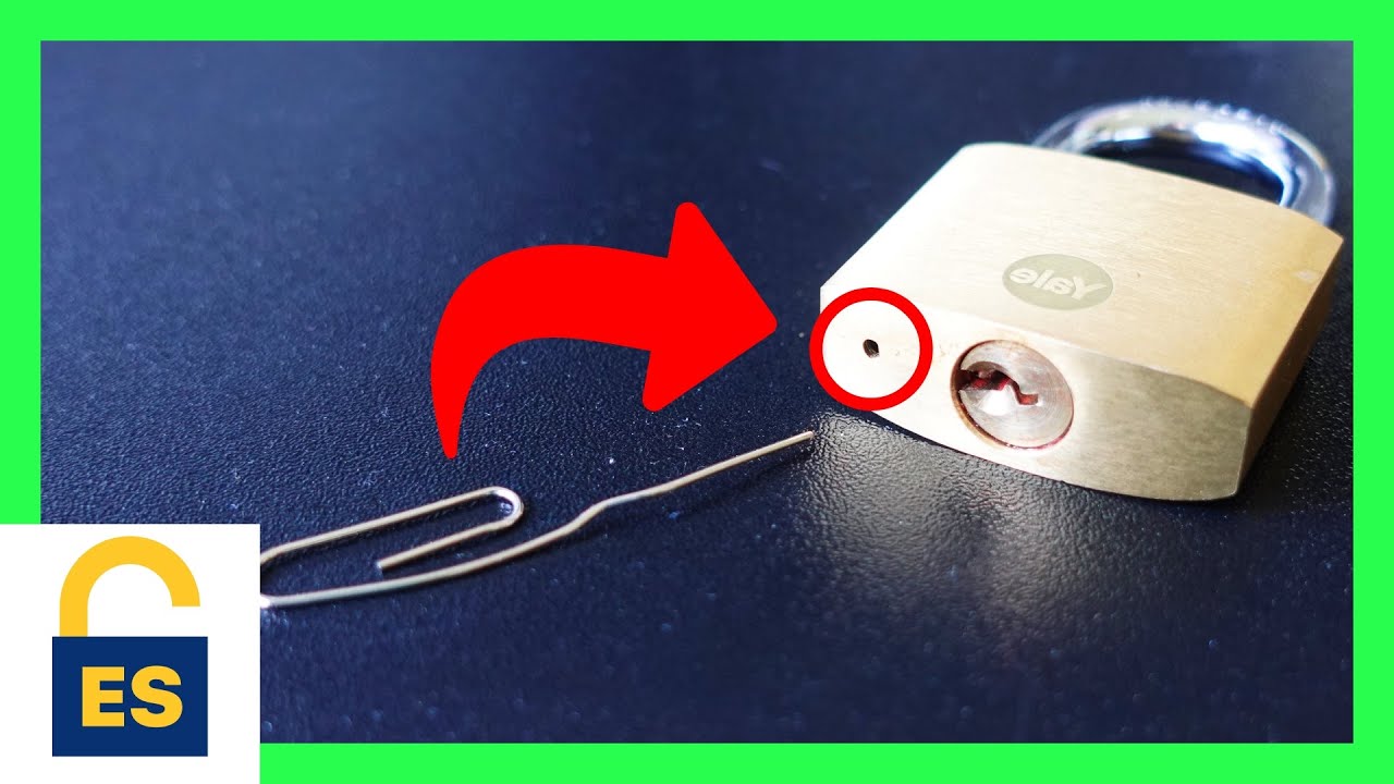 😲 APRENDE Para QUE Sirve el AGUJERO del Candado 🔒 - YouTube