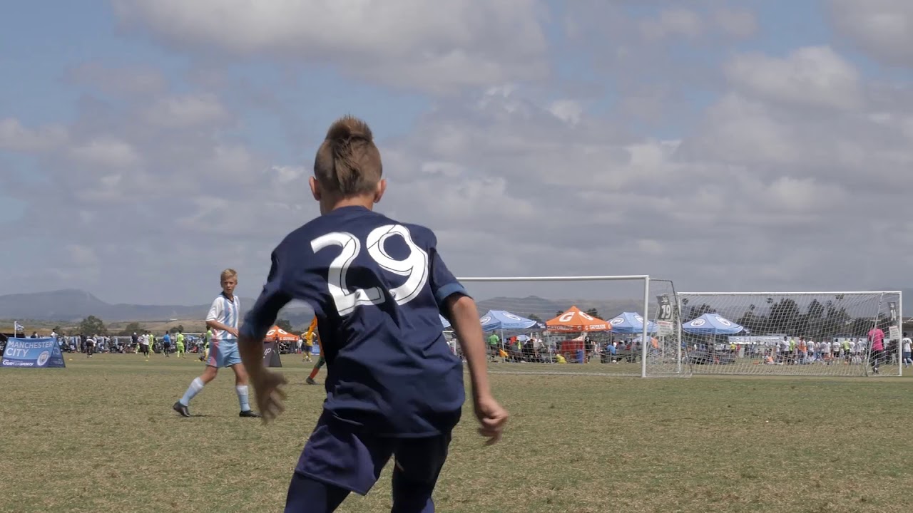 LA Galaxy Academy U-13 at the Manchester City Cup - YouTube