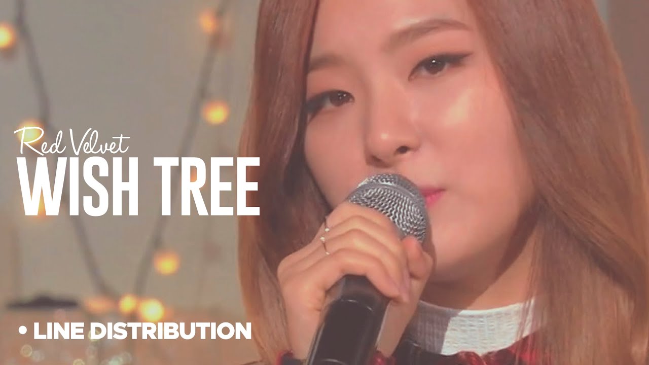 RED VELVET - Wish Tree : Line Distribution (Color Coded) - YouTube