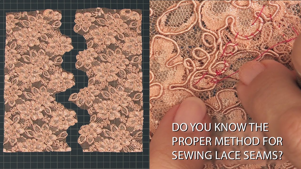 Lace Overlap Seam - YouTube