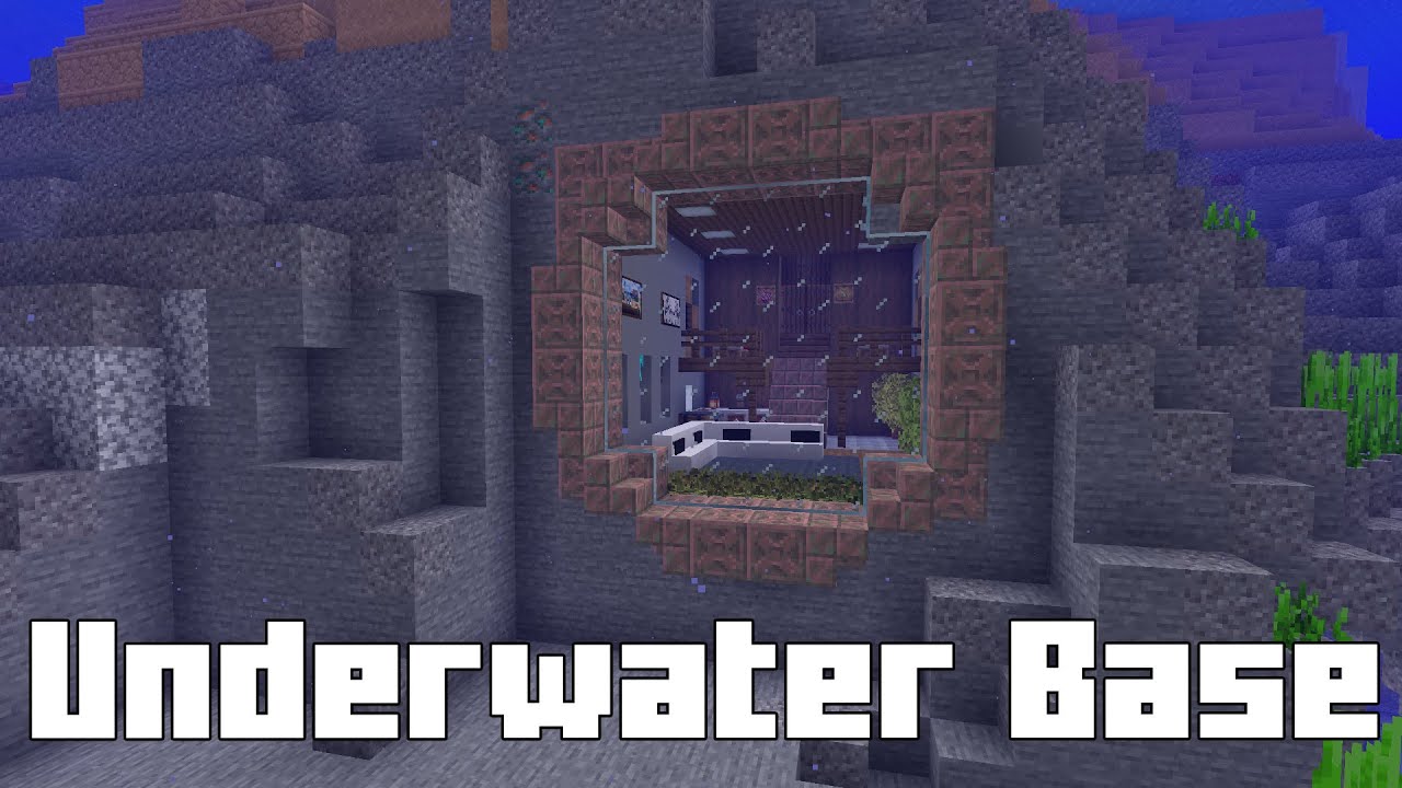 Minecraft Underwater Base | Oceanic Hideout Build Inspiration - YouTube