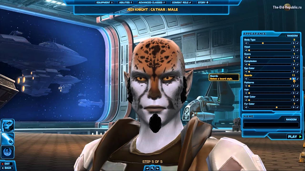 SWTOR: Cathar Customization Options | Опции Кастомизации Катаров - YouTube