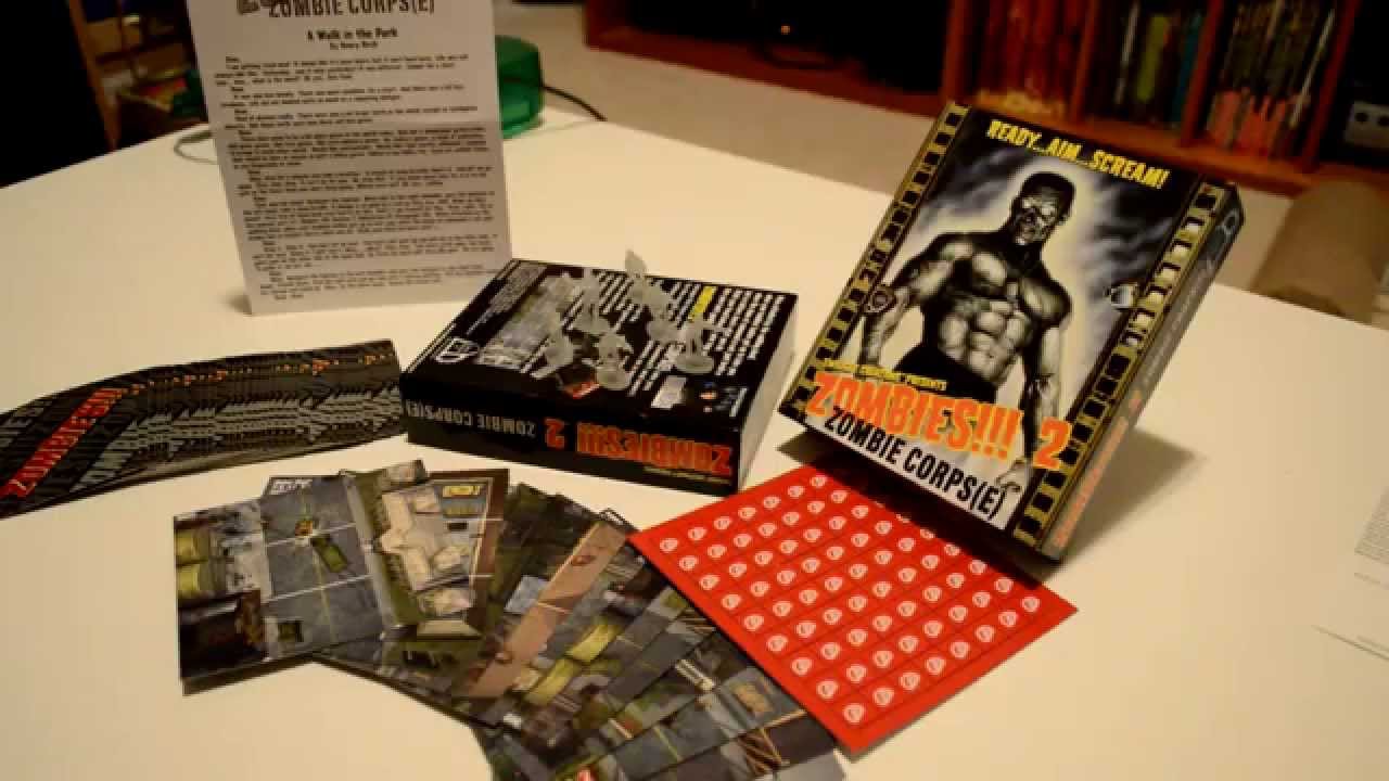 ZOMBIE!!! 2 ZOMBIE CORPS(E) Board Game Review/Impressions - YouTube