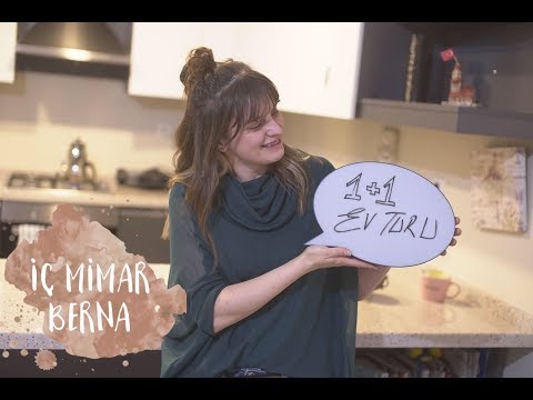 Videolarımı izlemeyen kuzenimin 1+1 evini gezdim //  EV TURU 9.BÖLÜM // İç Mimar Berna