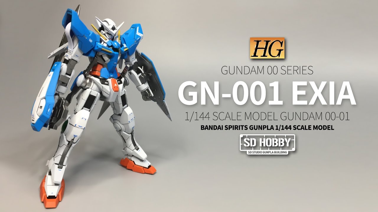 HG 1/144 00 Gundam Exia Custom Build | HG | Gundam Build | Gundam 00 ...