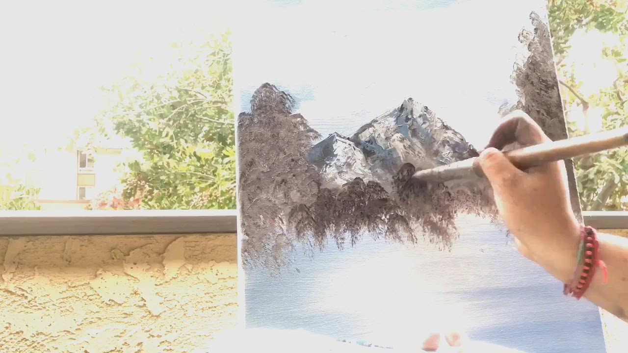 Bob Ross Tutorial Painting - YouTube