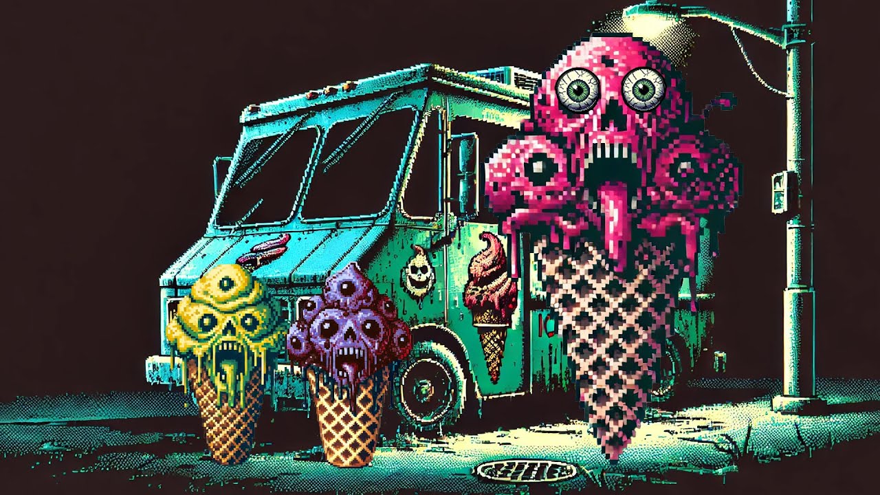 Scary Scoops Retro Pixel Horror Soundtrack Creepy 8Bit 16Bit Analog ...