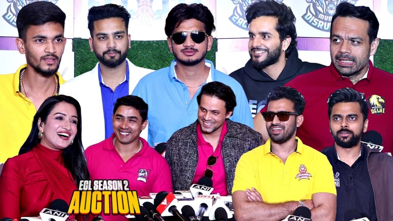 ECL Season 2 Player Auction - Elvish Yadav, Munawar Faruqui, Round2Hell ...