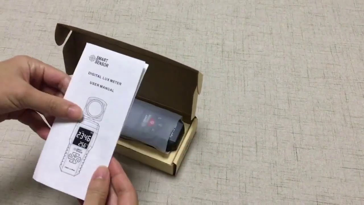 Smart Sensor ST9620 Digital Lux Light Meter Auto Range illuminometer ...