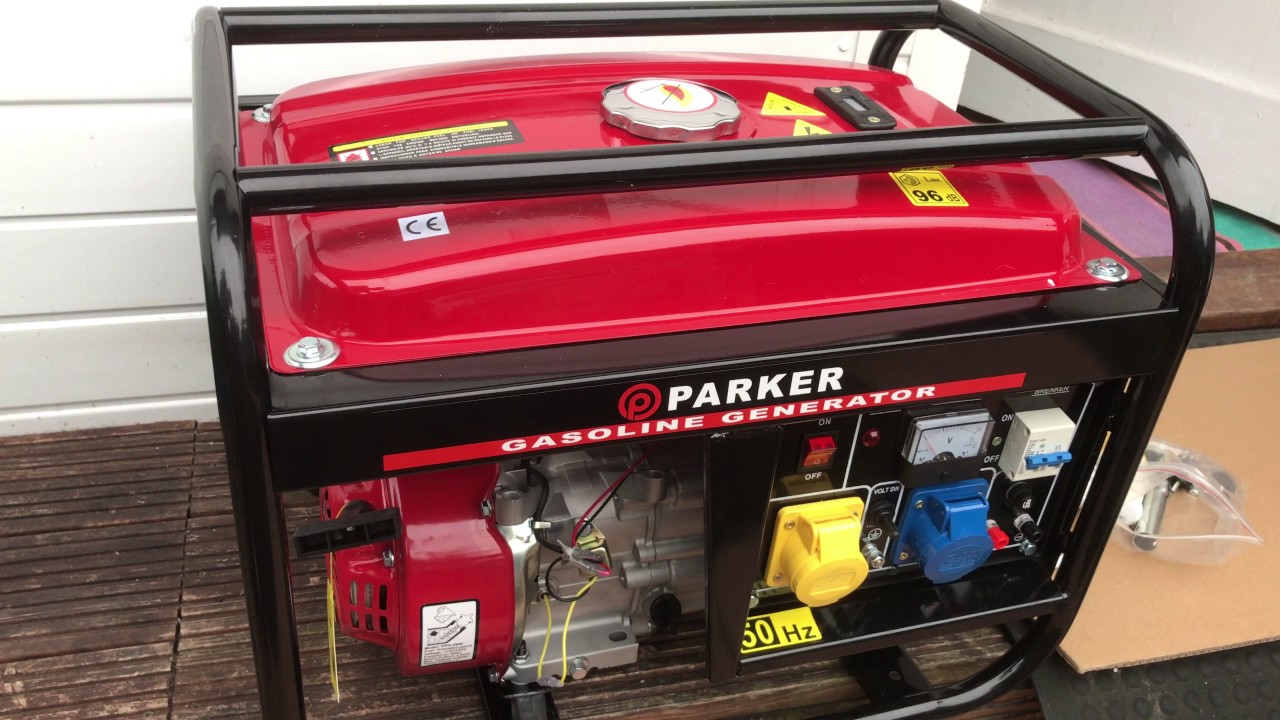 PARKER GASOLINE GENERATOR 2800 WATTS VIDEO 3 - YouTube