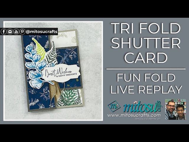 How To Make A Trifold Shutter Card With Free Template Create