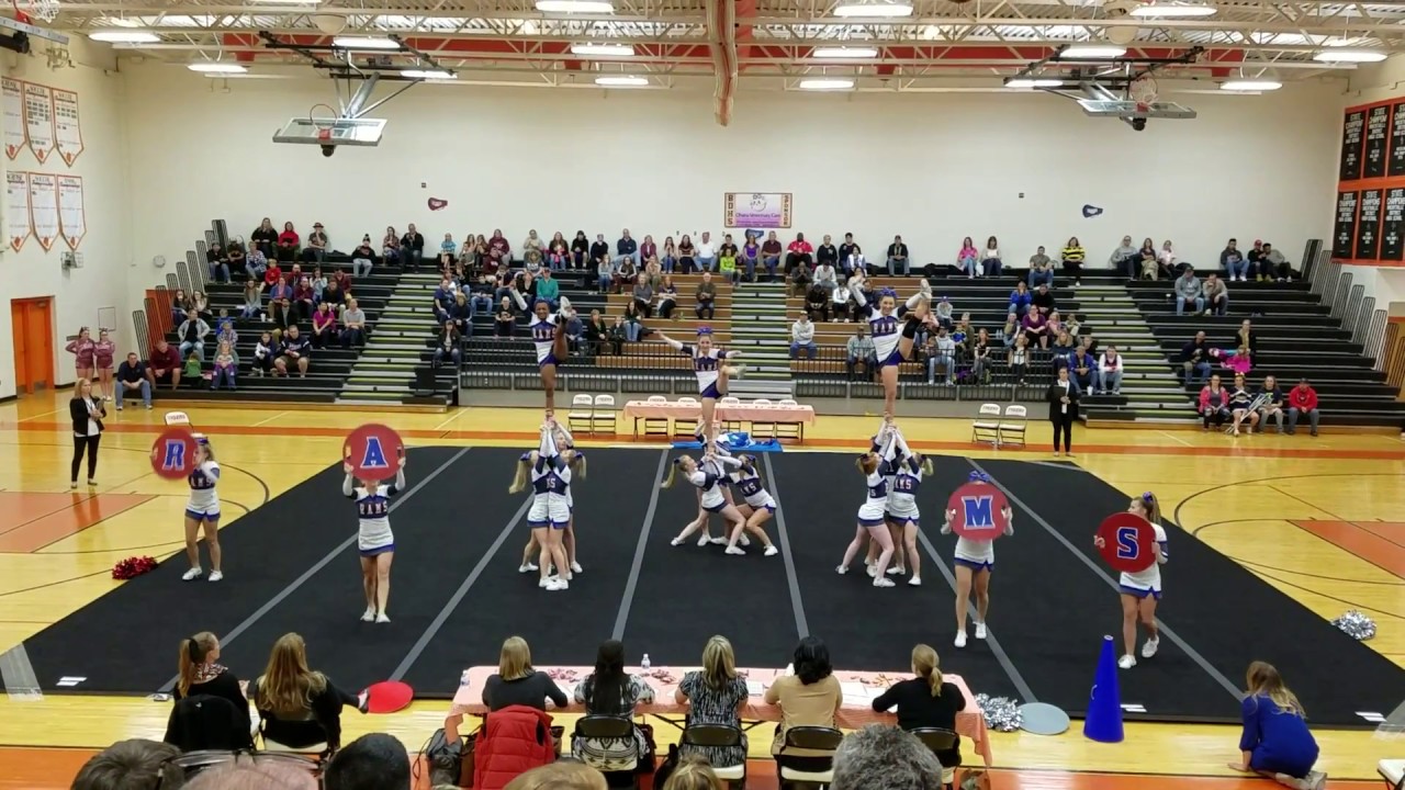 Riverside High School Conference 28 Cheer Competition 2016 - YouTube