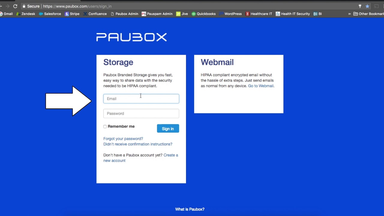 How to Sign In to Your Paubox Storage Account [LEGACY] - YouTube