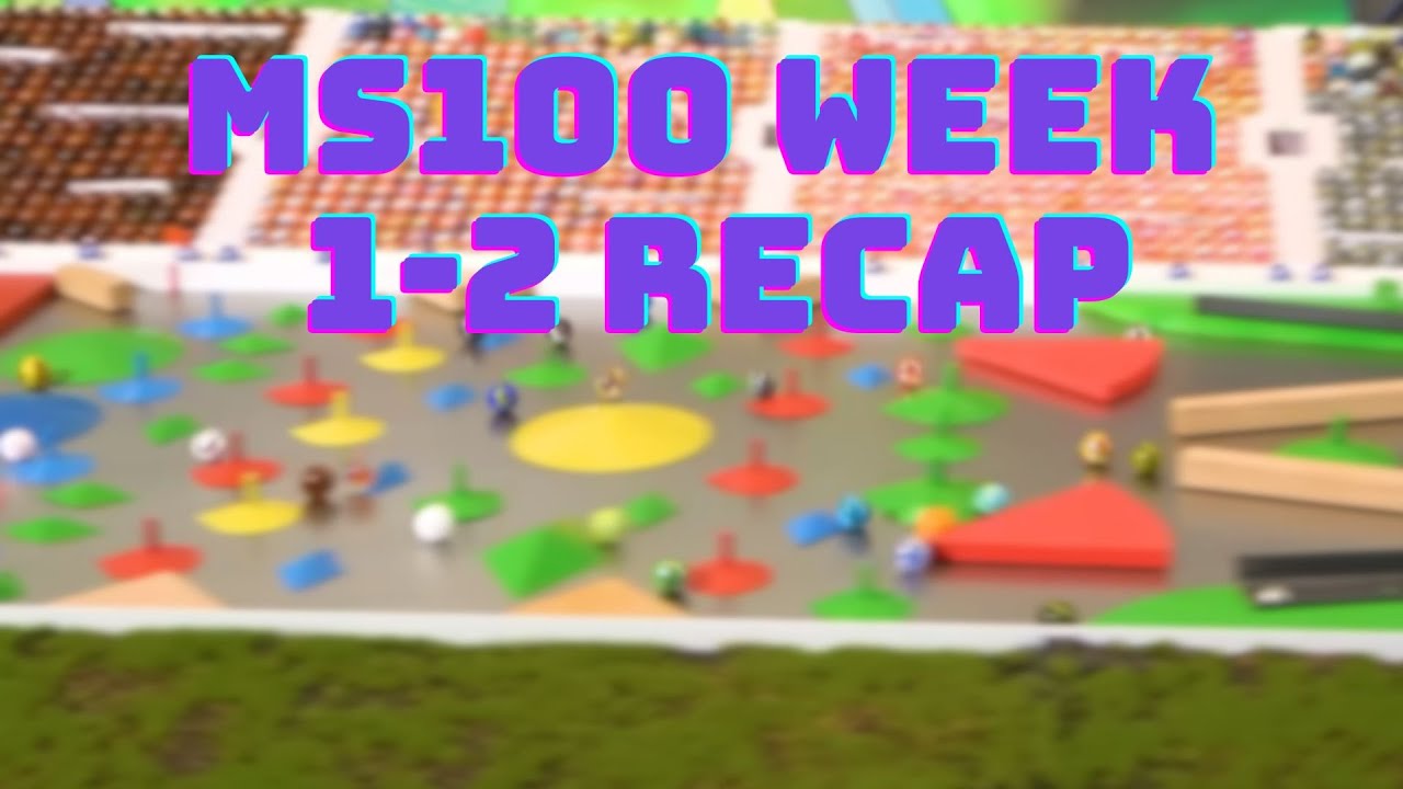 MS100 Week 1 - 2 Recap - YouTube