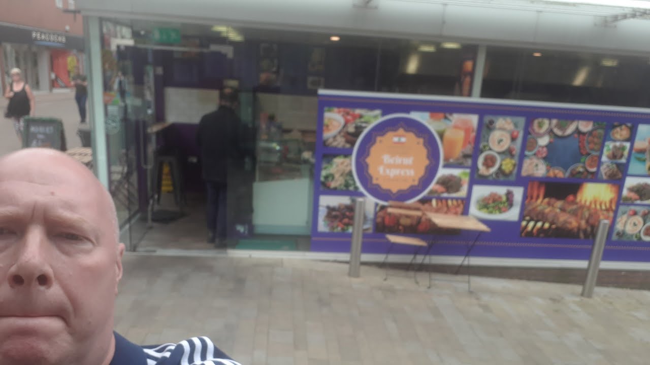 Chicken Shish Tawouk Wrap from Beirut Express Loughborough - YouTube