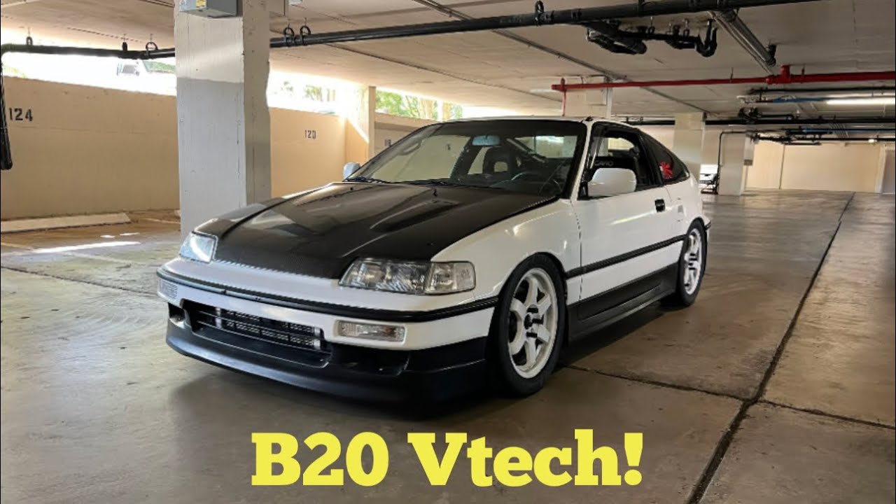 HELPING MY FRIEND START HIS BUILT HONDA CRX - YouTube